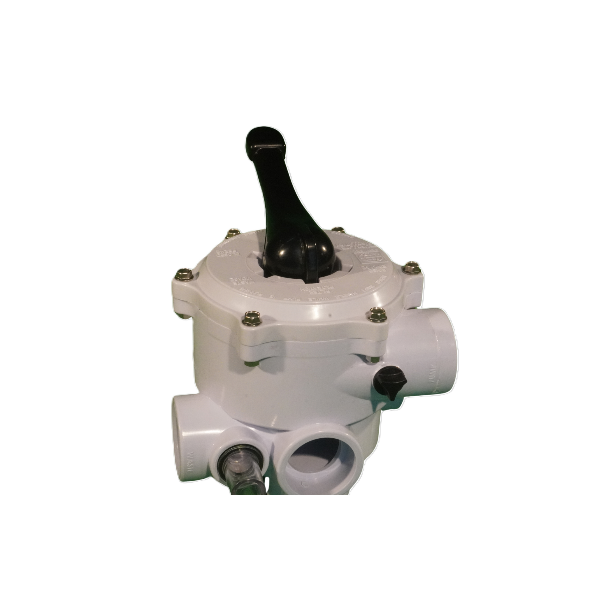 EQ Multiport Valve Complete Glued White – Poolstuff